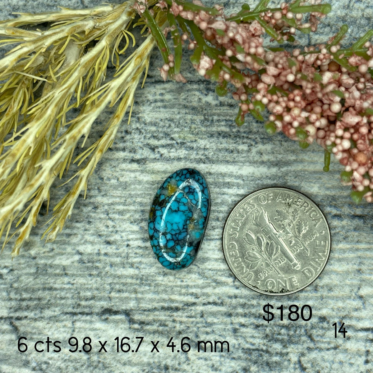 Apache Blue Turquoise AB14 – Otteson Turquoise